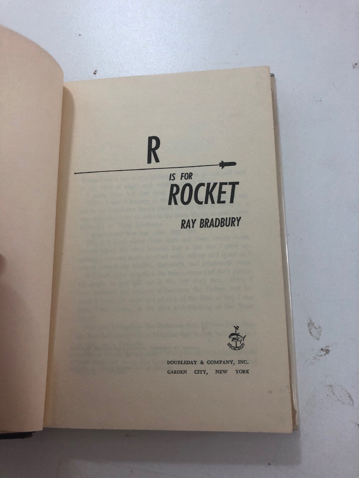 R is for Rocket - Ray Bradbury (1962, Hardcover, DJ, Dust Jacket) | eBay