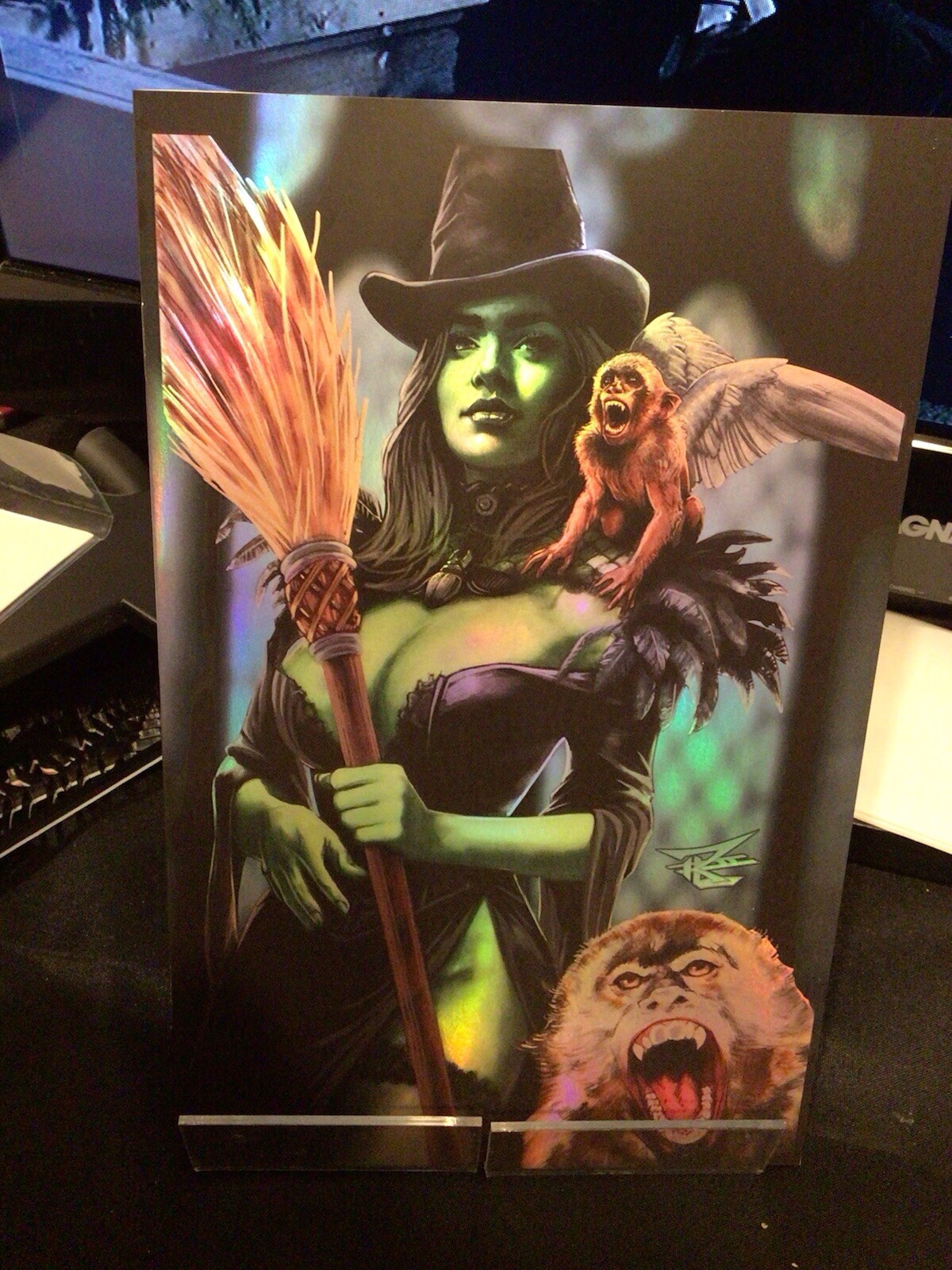 Wicked Art Book Of Monsters NYCC Ron Leary Exclusive Foil | eBay
