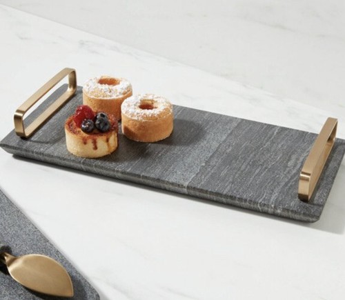 Threshold Putney Serve Tray With Handles New | eBay