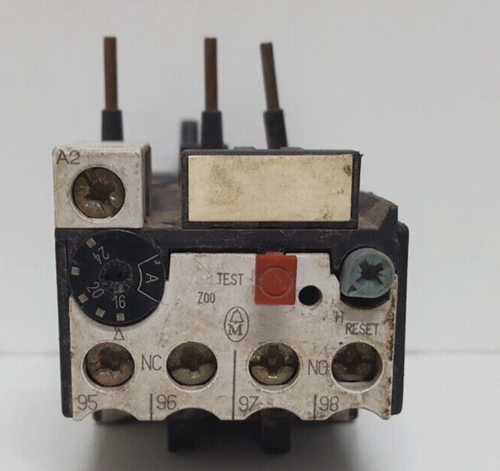 MOELLER Z 00-24 THERMAL OVERLOAD RELAY 16-24A / TESTED OK / 2 MONTHS ...