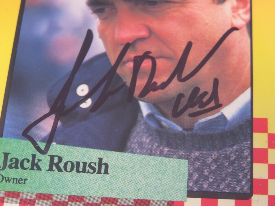 Jack Roush NASCAR HOF Signed Autograph 1989 Maxx Rookie Card 134 PSA 10 ...