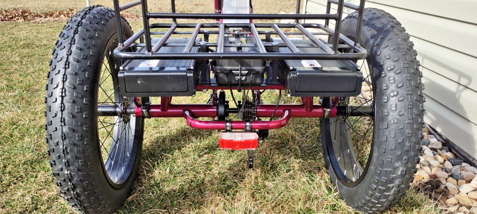 e trike conversion kit, dual battery hardware. Bolt on, no drilling DIY ...