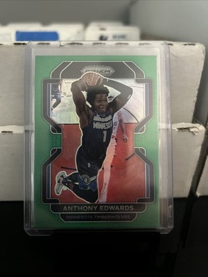 2021-22 Prizm Green Anthony Edwards | eBay