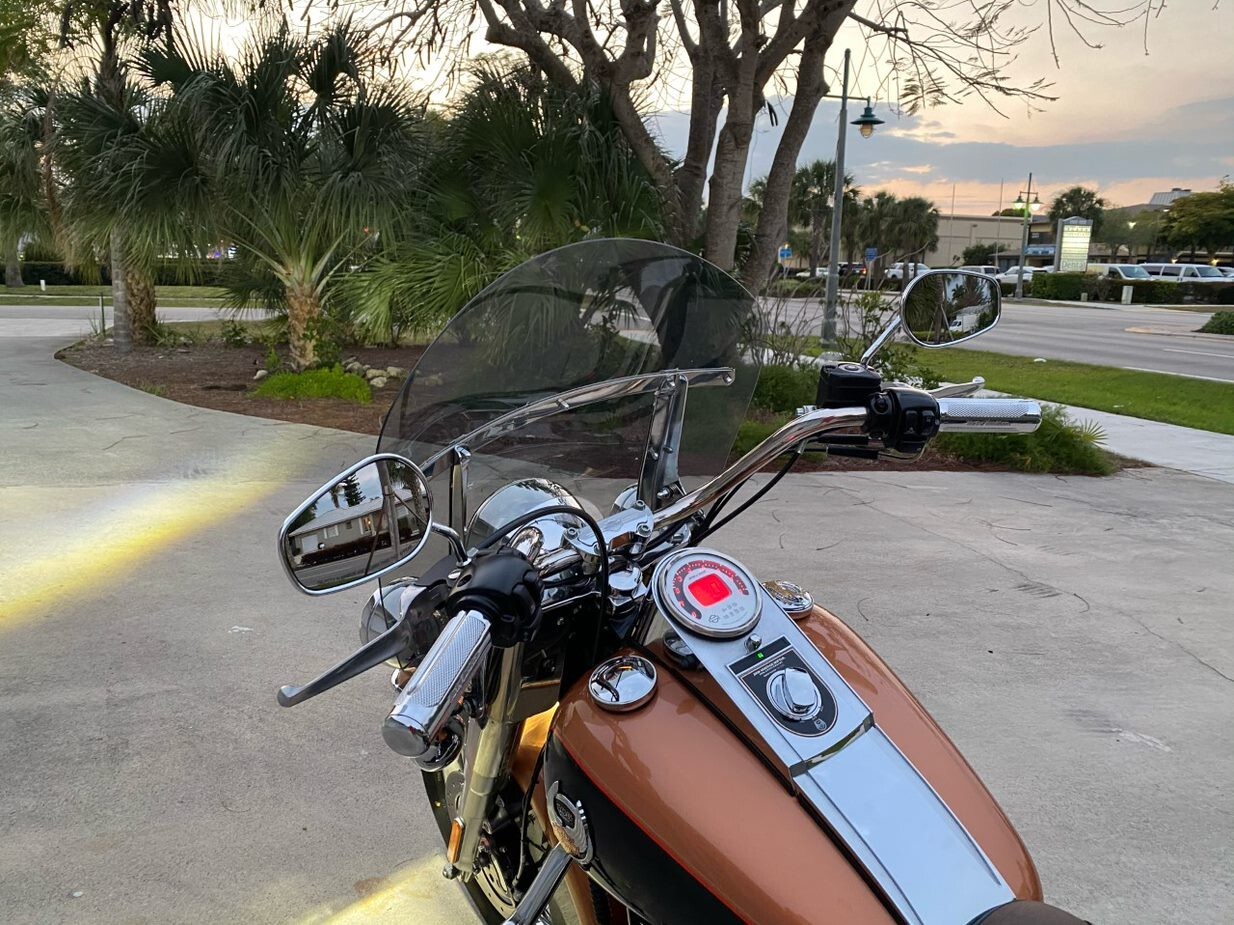 Harley Davidson Heritage/FatBoy 15" SHORTY polycarbonate LIGHT tint ...