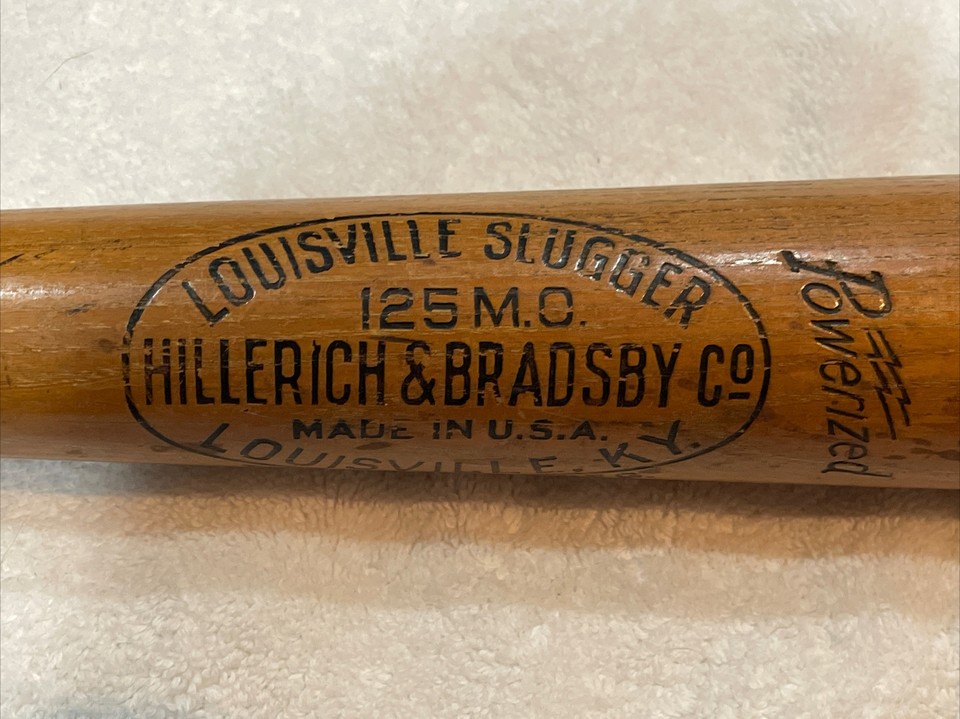 VERY RARE 1940's Mel Ott Louisville Slugger 125 MO US Navy Bat, New ...
