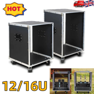 12U/16U Audio Equipment Rack Rolling Network Rack AV Rack Stand with ...