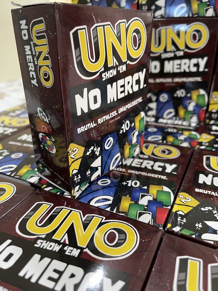 Mattel UNO Show em No Mercy Card Game 194735220809 | eBay