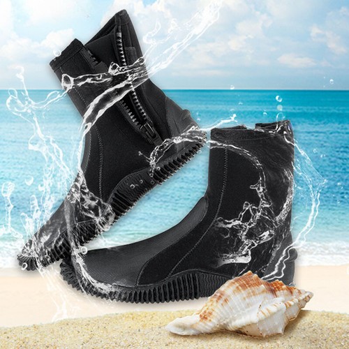 5mm Diving Boots Neoprene Beach Scuba Snorkeling Non-slip Water Shoes ...