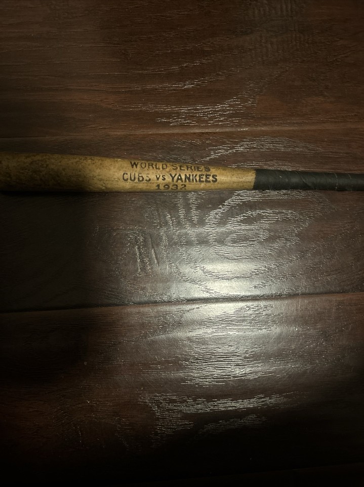 New York Yankees Vs Chicago Cubs 1932 World Series Souvenir Mini Bat | eBay