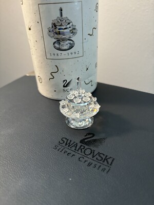 Swarovski SCS Crystal Figurine, Birthday Cake | eBay