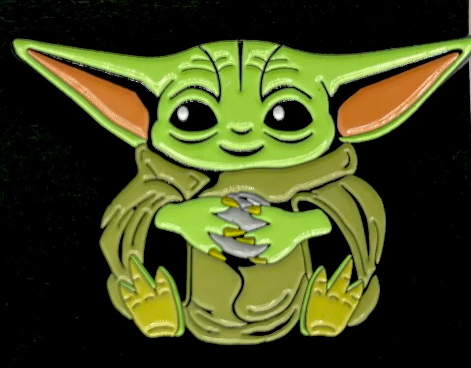 Cartoon Yoda Smiling