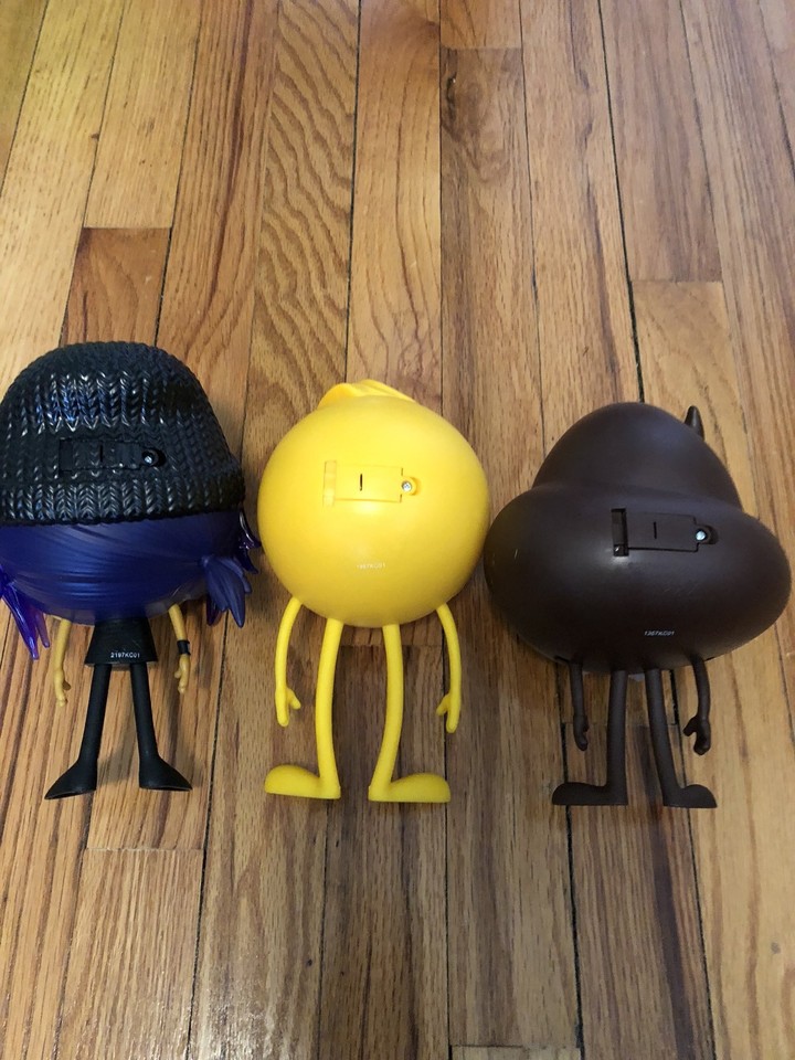 3 Emoji Movie Figure Poop Daddy Jailbreak Gene Just Play Lights Up Sony ...