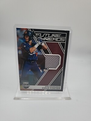 COLE FOSTER 2023 Elite Extra Edition FUTURE THREADS RELIC #FT-CF Giants ...