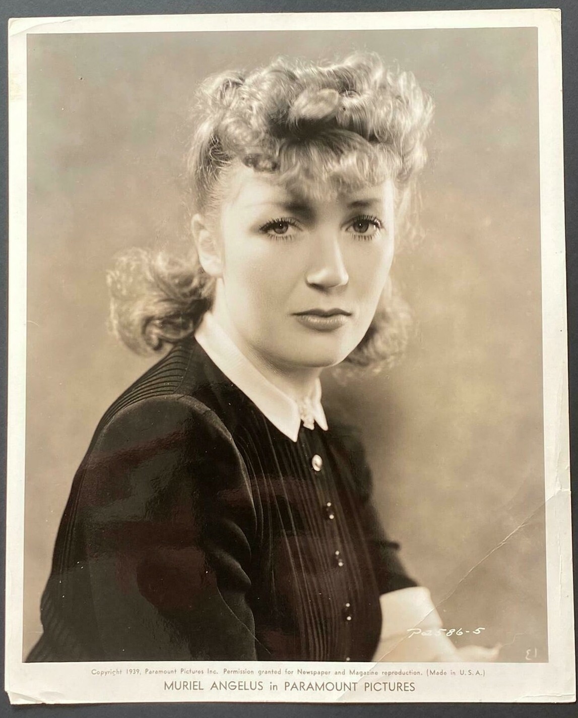 MURIEL ANGELUS in ALLURING PORTRAIT Original Vintage PARAMOUNT PICTURES ...