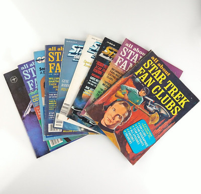 Star Trek Fan Club Magazine Lot 1976 1977 1980 1991-1994 25th ...