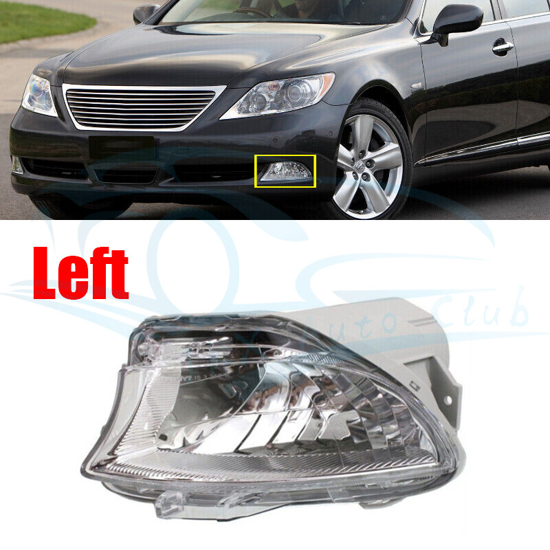 For Lexus LS460 2007-2009 Left Side Clear Lens Front Bumper Fog Light ...
