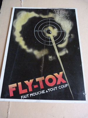 ANCIENNE PUBLICITE CARTONNEE INSECTICIDE FLYTOX | eBay