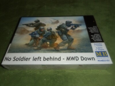 MASTER BOX 35181, 1/35 NO SOLDIER LEFT PLASTIC MODEL BEHIND-MWD DOWN ...