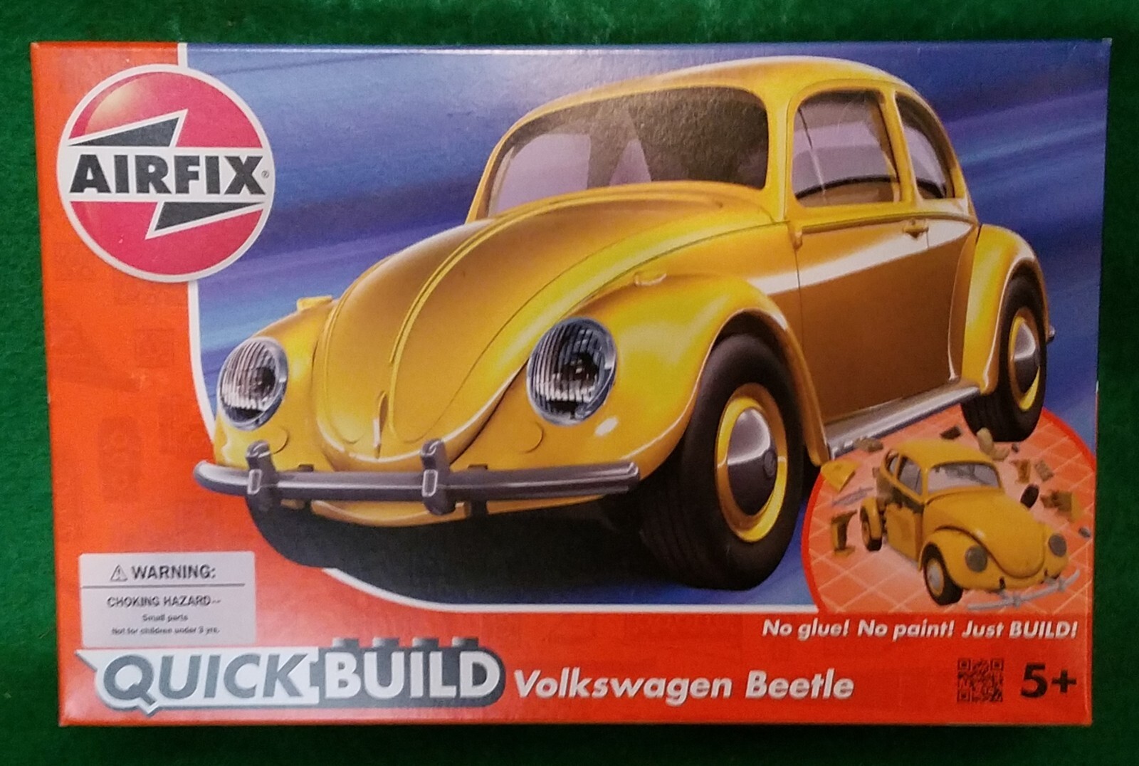 Airfix J6023 VW Beetle Car Model Kit Quick Build - Steckbausatz for ...
