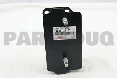 1237117120 Genuine Toyota INSULATOR, ENGINE MOUNTING, REAR NO.1 12371 ...