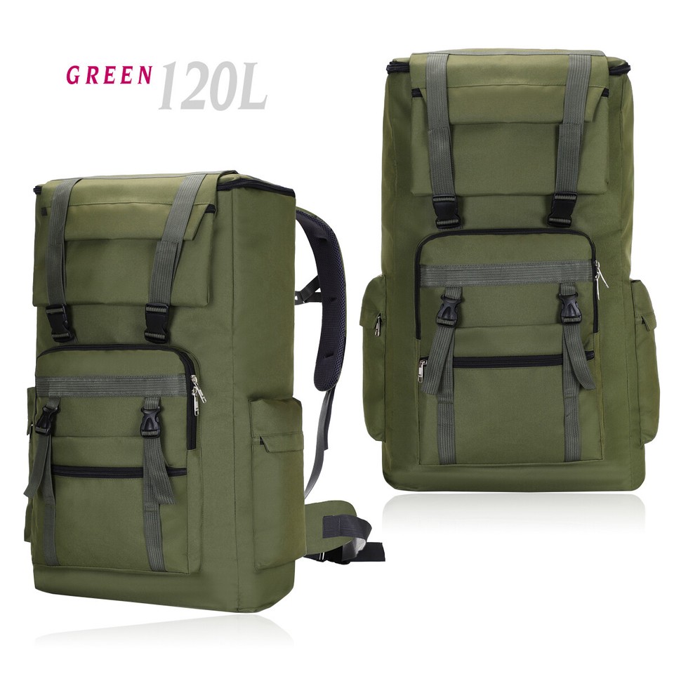 120L Extra Large Hiking Camping Military Tactical Backpack Outdoor Bag ...