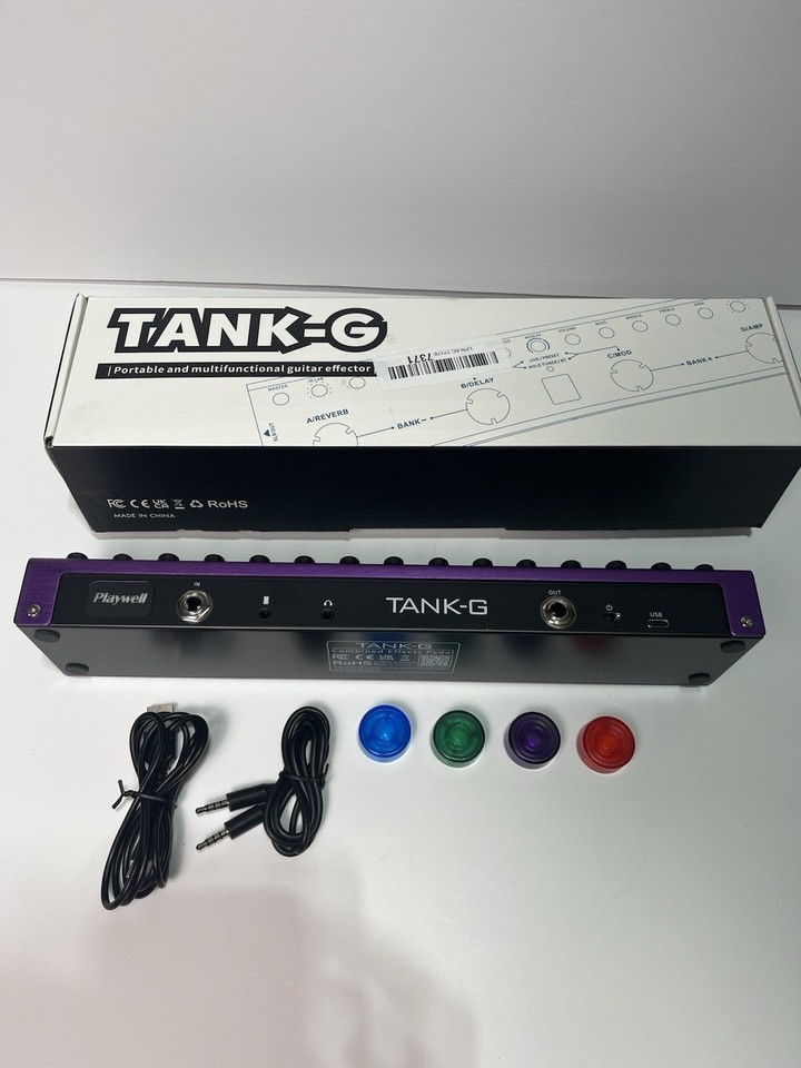 Playwell Tank G Portable Guitar Effects Pedal Play Well | eBay