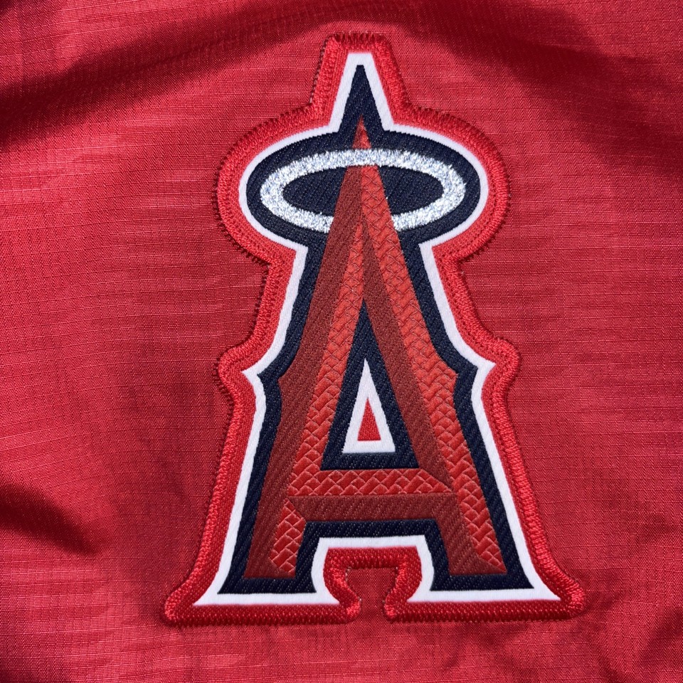 Majestic Los Angeles Angels Short Sleeve 1/4 Zip windbreaker 4XT NWT ...