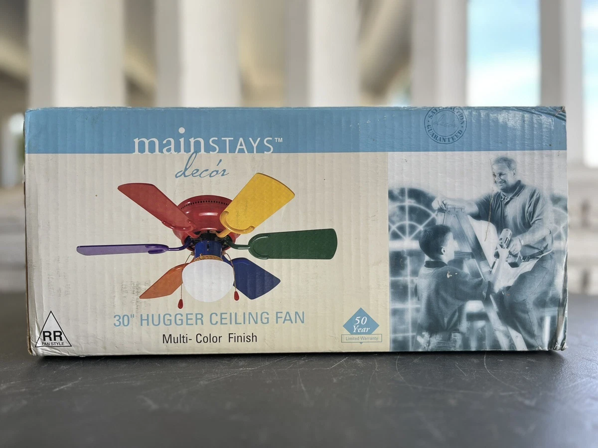 Rainbow Hugger Ceiling Fan | Shelly Lighting