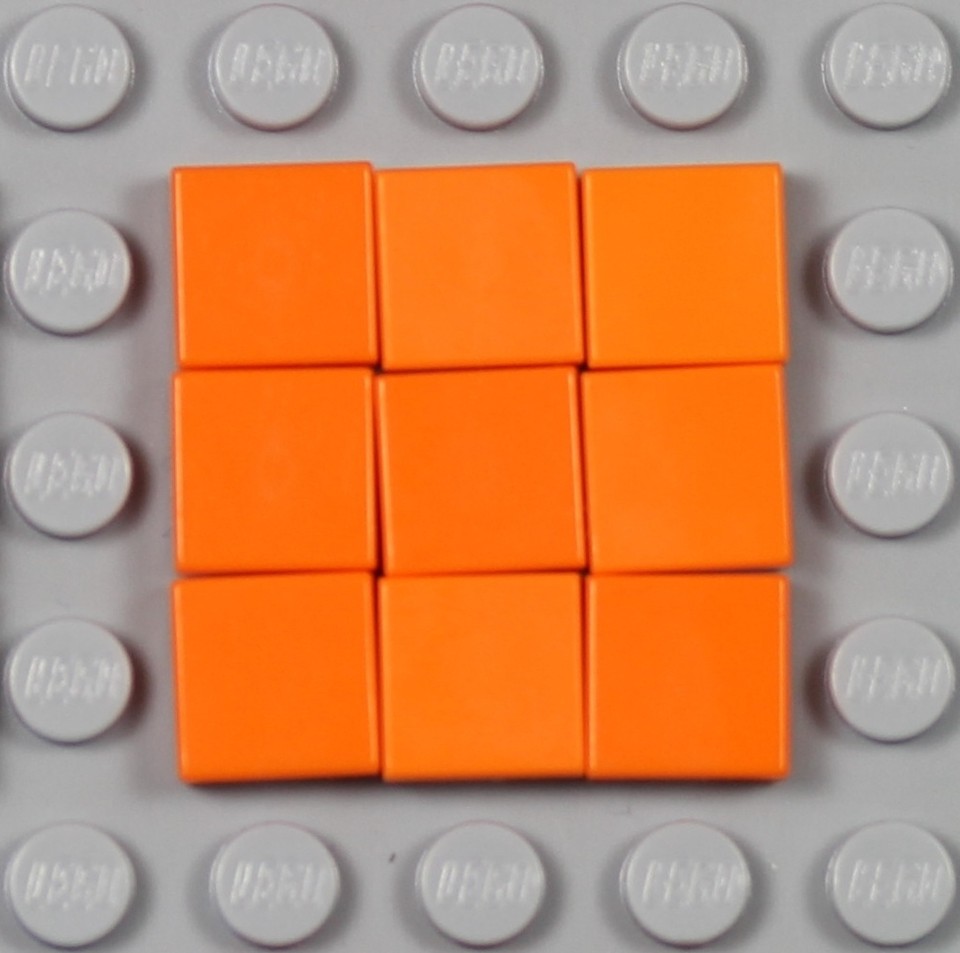 LEGO - 1x1 Square Tiles - PICK YOUR COLORS Smooth Finishing Flat Mosaic ...