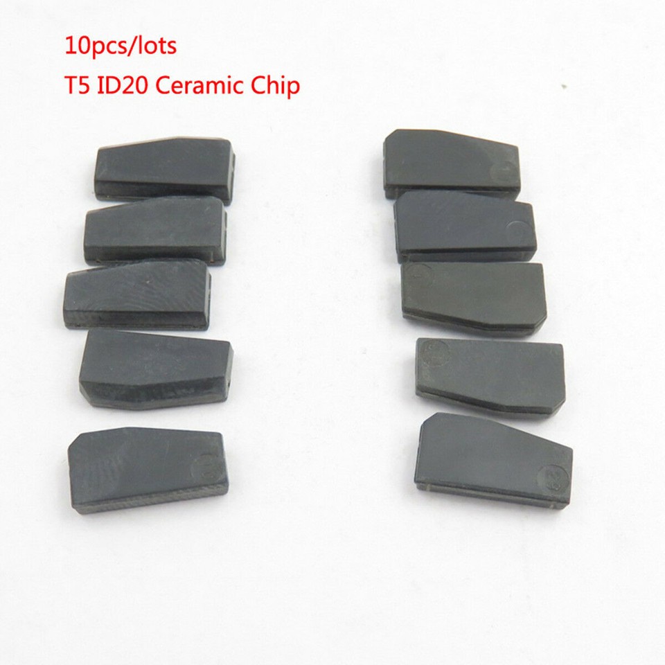 10x Remote Key CHIP T5-ID20 Blank Transponder Chip for Auto Car Keys ...