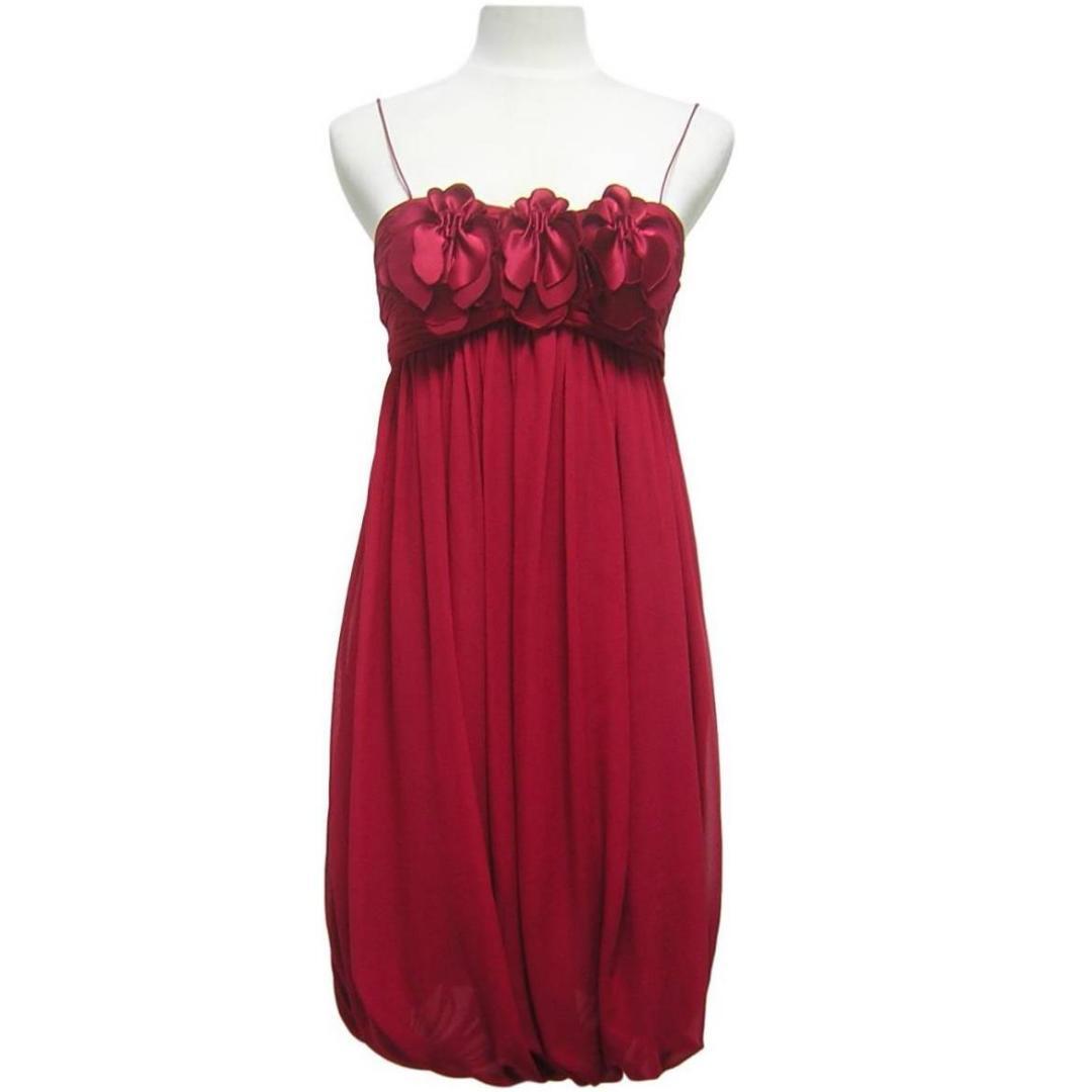 Vivienne Tam Sheer Mesh Party Dress Flowers Knee Leng… - Gem