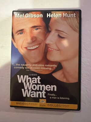 What Women Want (DVD, 2001, Widescreen) Mel Gibson-Helen Hunt-Marisa ...