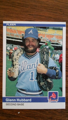 1984 Fleer - #182 Glenn Hubbard for sale online | eBay
