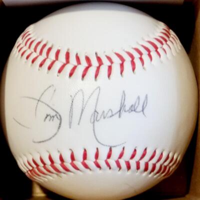 JIM MARSHALL SIGNED WILSON BASEBALL METS GIANTS ORIOLES CUBS PIRATES | eBay