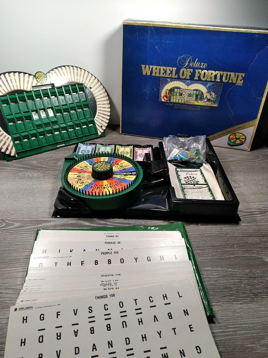 Deluxe Wheel Of Fortune Board Game