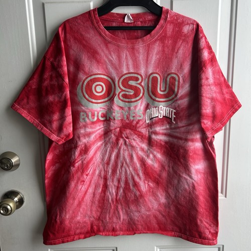 OSU Ohio State University Buckeyes Tie Dye Short Sleeve Tshirt | eBay