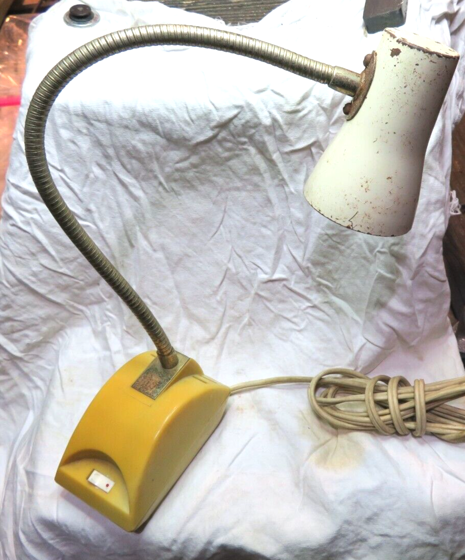 VINTAGE MCM Imar Small Gooseneck Desk Lamp Japan (RRR-1) | eBay