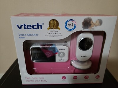 VTech Video Baby Monitor Fixed Camera VM3254 Two-way Talk Back Intercom ...