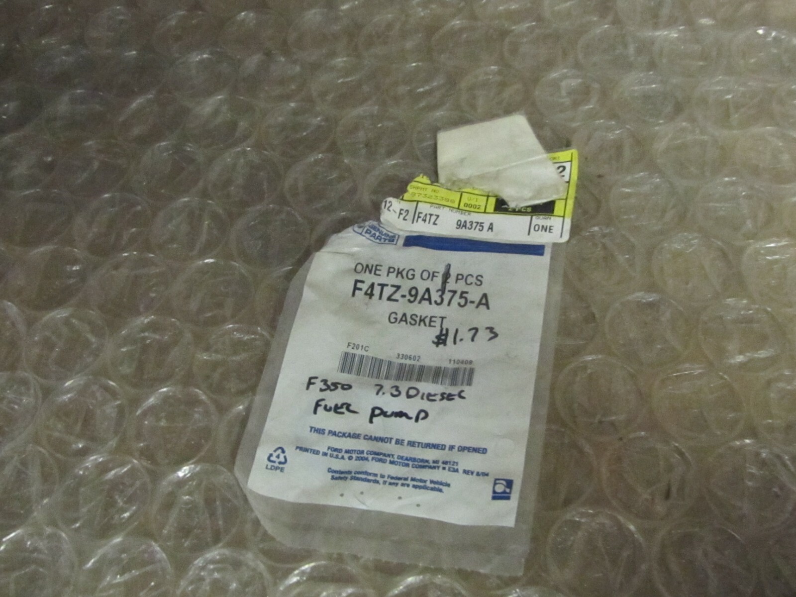 Genuine Ford Gasket F4TZ9A375A for sale online | eBay