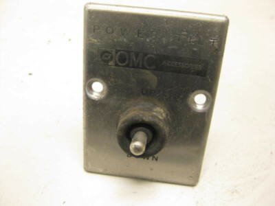 OMC Stringer Sterndrive Power Tilt Switch and Faceplate | eBay