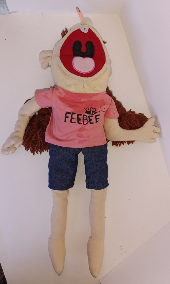 60cm Funny Feebee Jeffy Sister Puppet Child Interaction Plush Doll ...