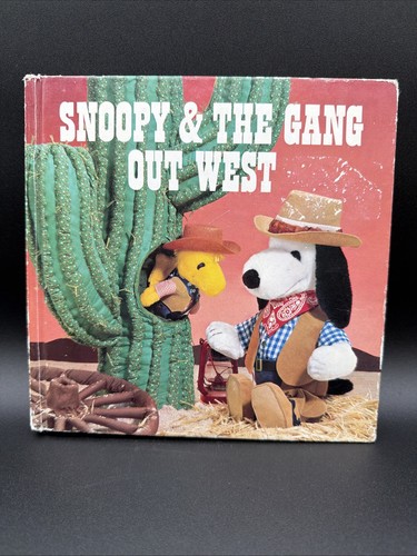 SNOOPY & THE GANG OUT WEST Cookbook Charles Schultz 1983 Kids Hardcover ...