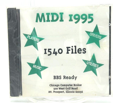 RARE 90’s CD ROM 1540 PC Music Files Effects Samples MIDI SEALED | eBay
