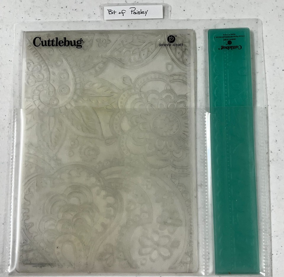 Anna Griffin Cricut Vtg Embossing Folders And Borders Choose The One(s ...