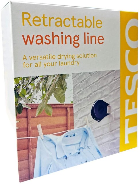 Tesco Retractable Washing Line - 15m for sale online | eBay