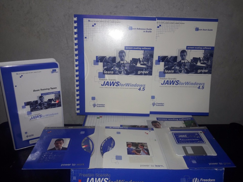 Freedom Scientific JAWS Windows 4.5 Screen Reading Software Impaired ...