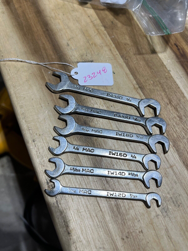 Vitage Mac Tools small wrench set 3/8-7/32 (23248) | eBay