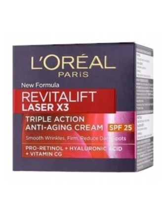 L'oreal Paris Revitalift Laser x3 day cream SPF25, 50ml-1,7fl.oz | eBay