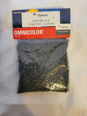 Clariant Omnicolor Plastic Color Concentrate Deep Black UN0055P .25 LB ...