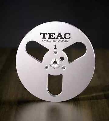 1 PCS New 7" Aluminum Teac Silver Take Up Reels For 1/4" R2R Tape ...